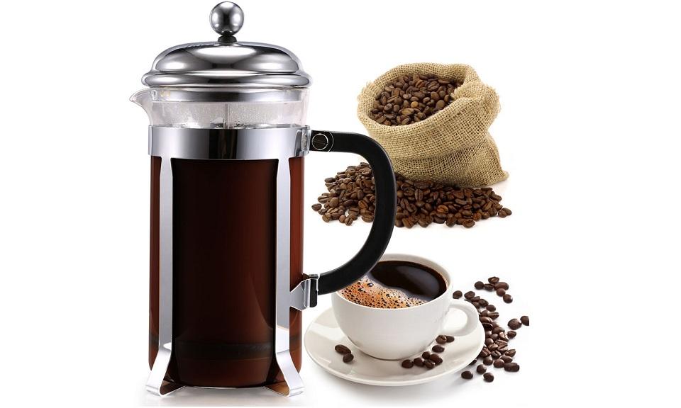 French Style Stainless Steel Press Coffee Tea Maker 1000ml ...