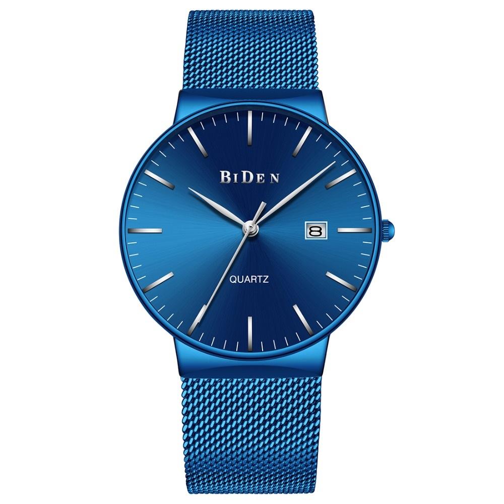 Designing Luxury Royal Blue Stainless Steel Watch For Men ...