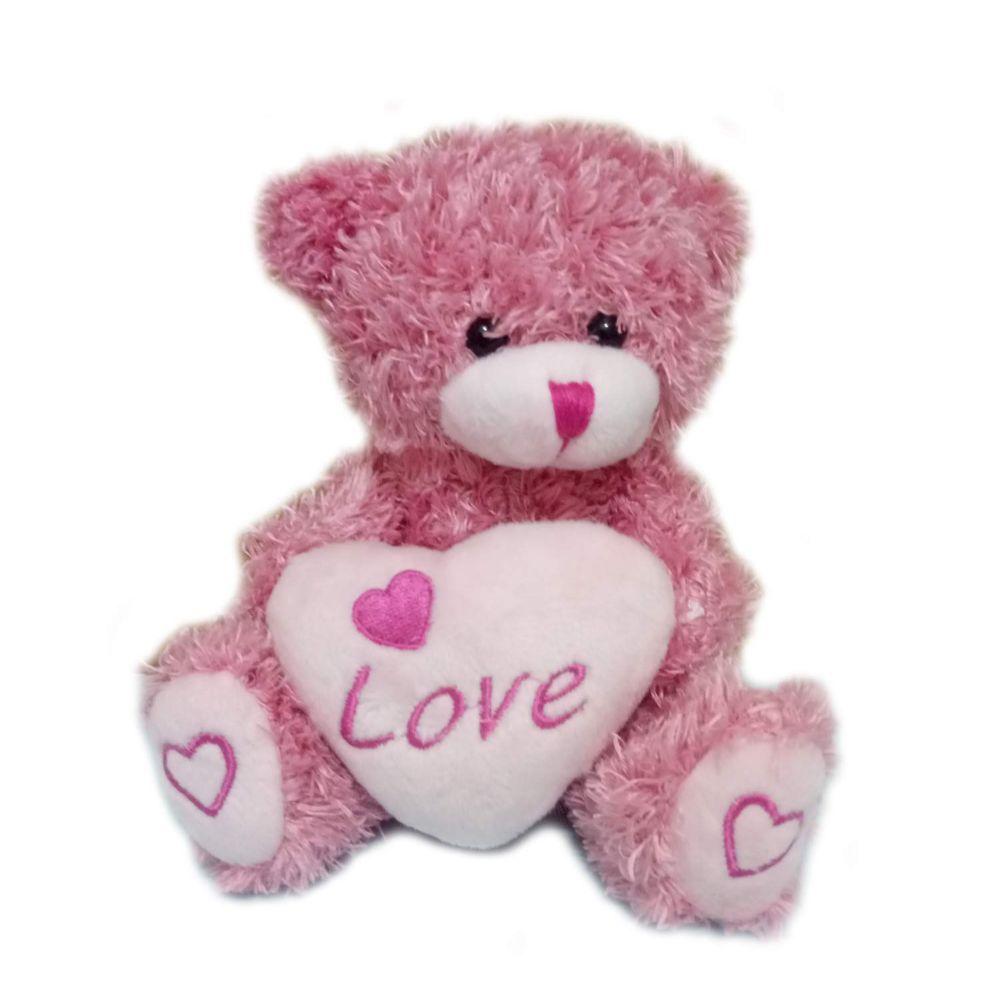 Love Heart Stuffed Animal Toys Teddy Bear Plush with Lover's Gifts Pin ...