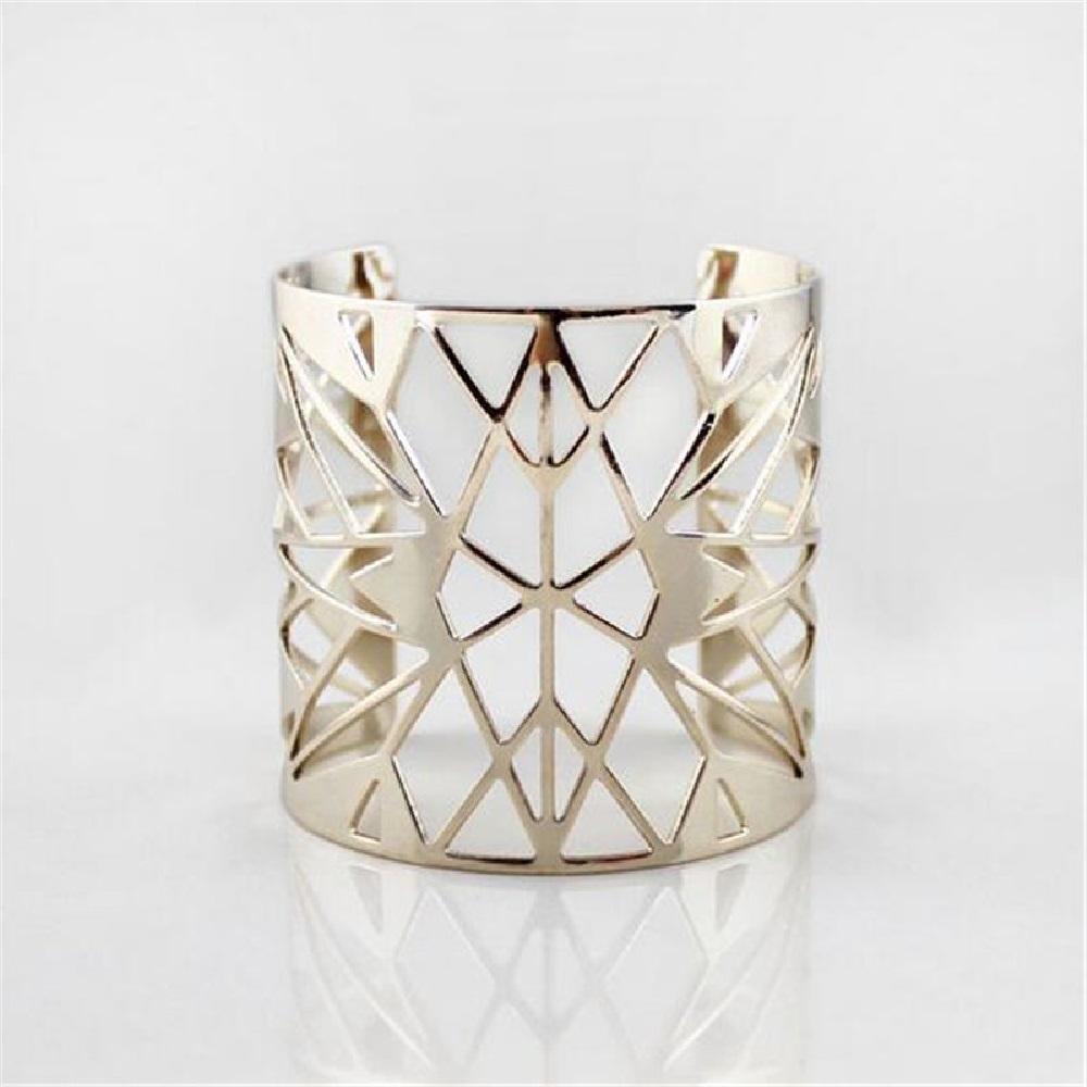 New Designer Unique Geometric Charm Open Bangles For Women ...