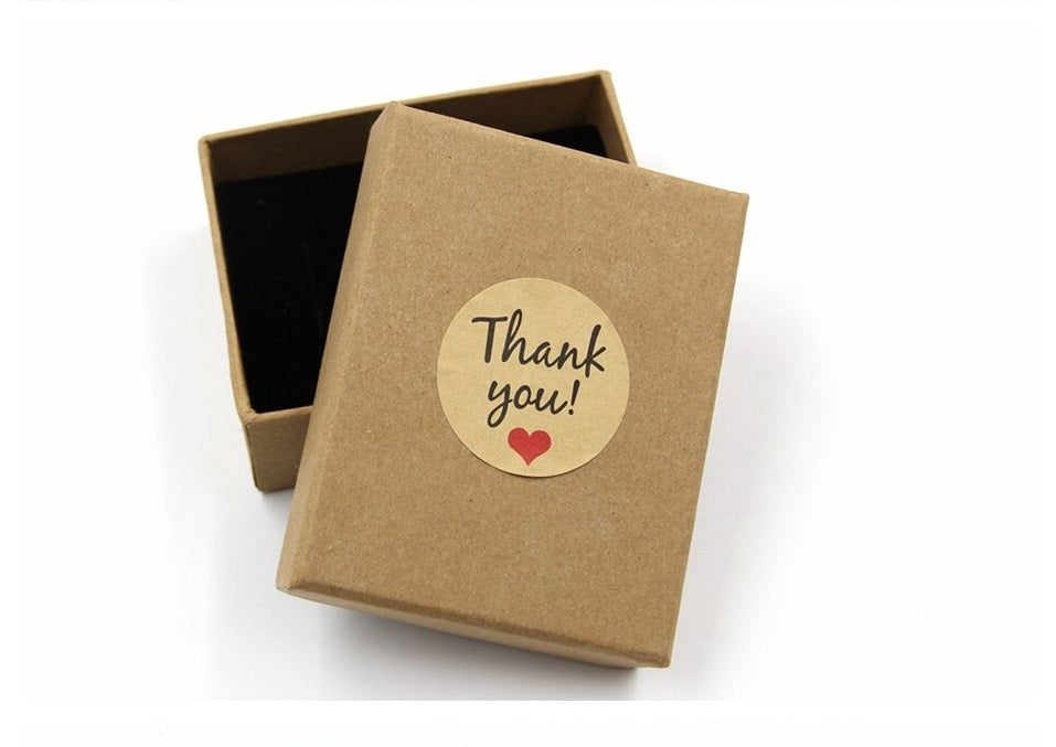 Fancy Land Kraft Thank You Stickers Roll for Thanksgiving, Thanksgivin ...