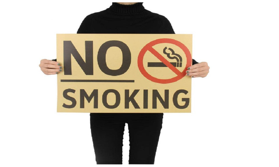 No Smoking Commonweal Poster Wall Sticker – sparklingselections