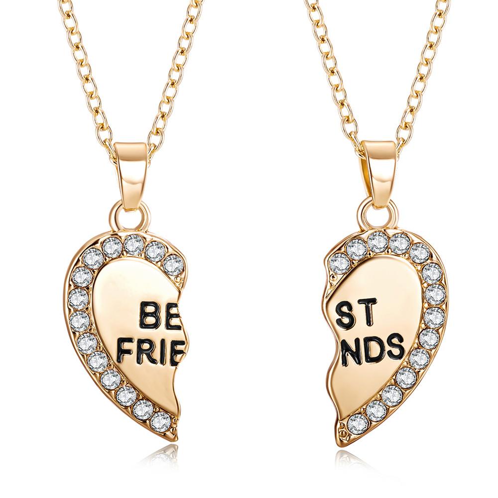 New Stylish Best Friend Chain Pendant Necklace – sparklingselections