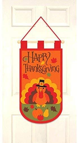 New Beautiful Thanksgiving Felt Door Banner Party Accessory ...