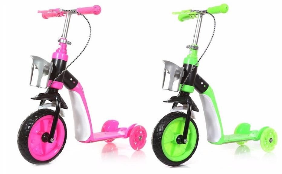Children Scooter Three Wheels Slide Two In One Child Sliding Vehicle ...