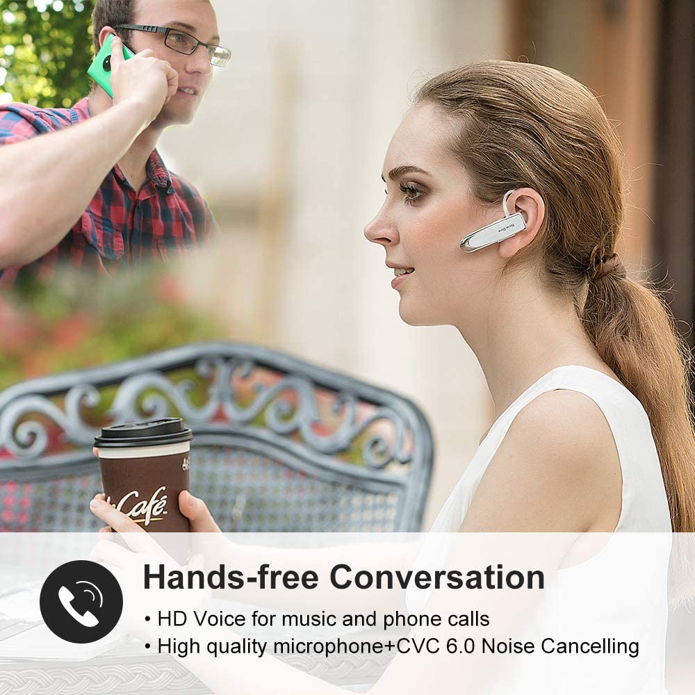 New Bee Wireless Bluetooth Earphone with Microphone Support Music Head ...