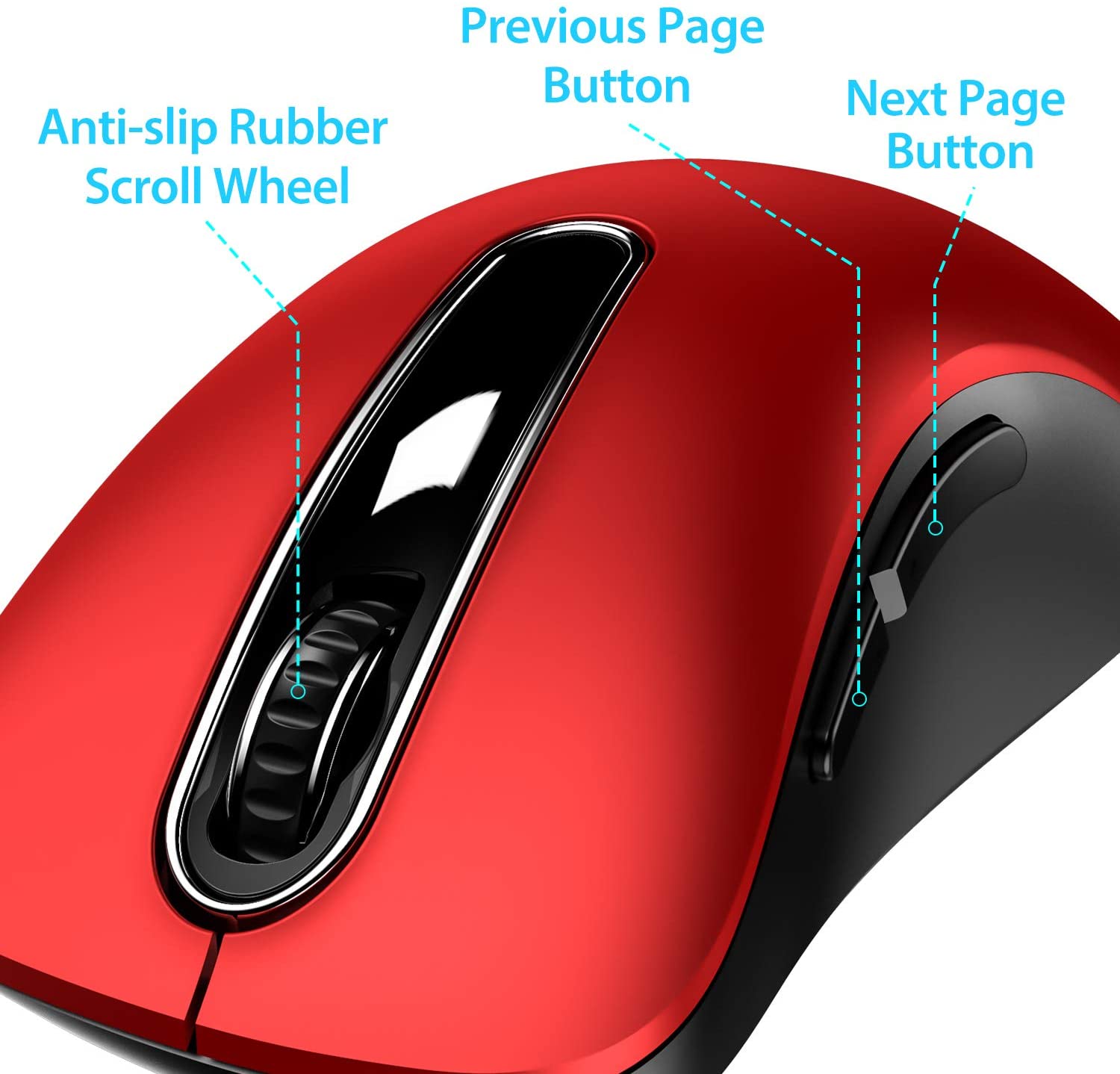 New Ergonomic Design 2.4GHz Wireless Vertical Optical Mouse ...
