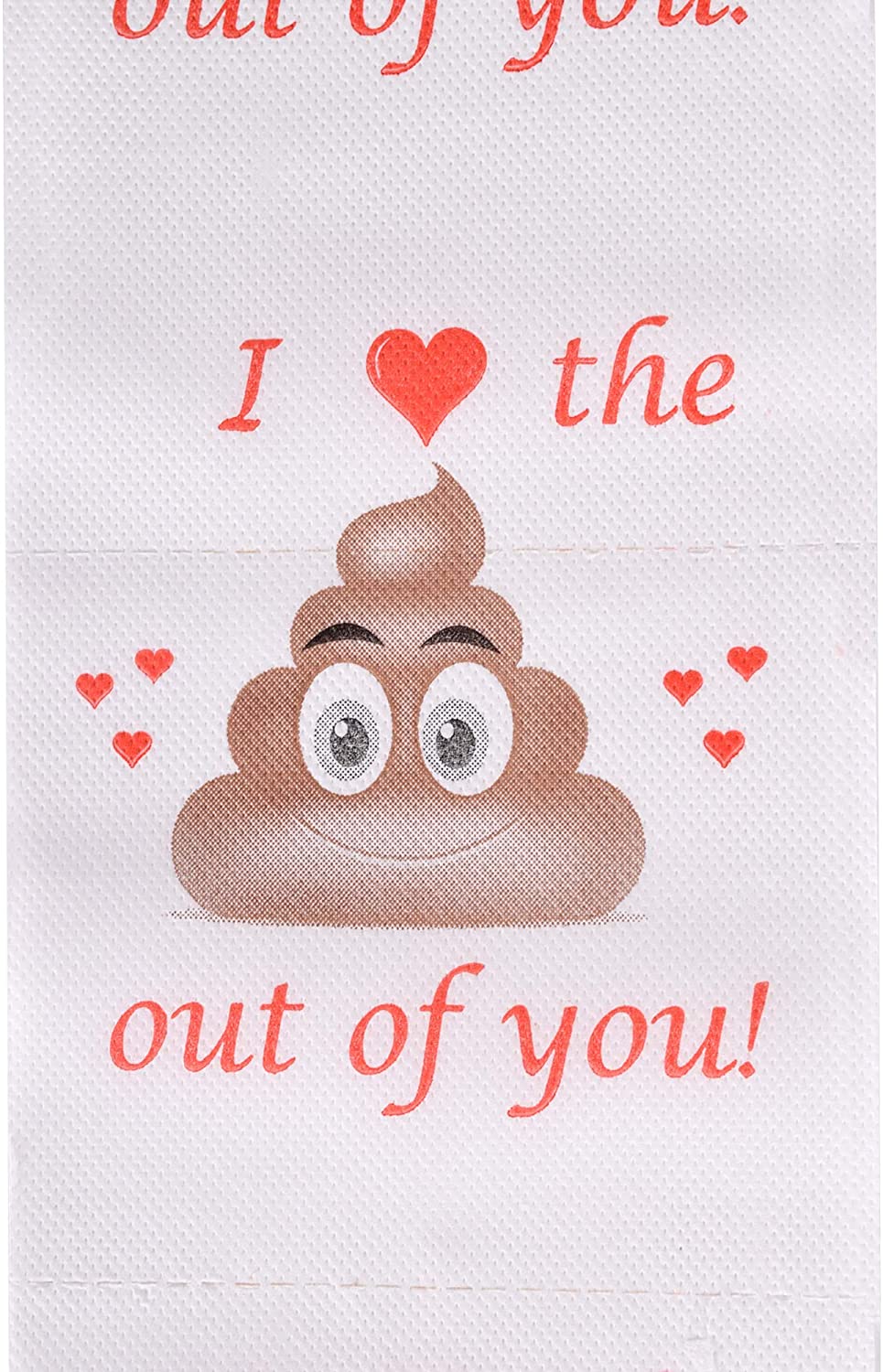 I Love The Poop Outta You Printed Toilet Paper Romantic Novelty Toilet ...