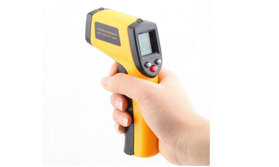 Digital Non-Contact IR Laser Digital Thermometer Gun Handheld Portable ...