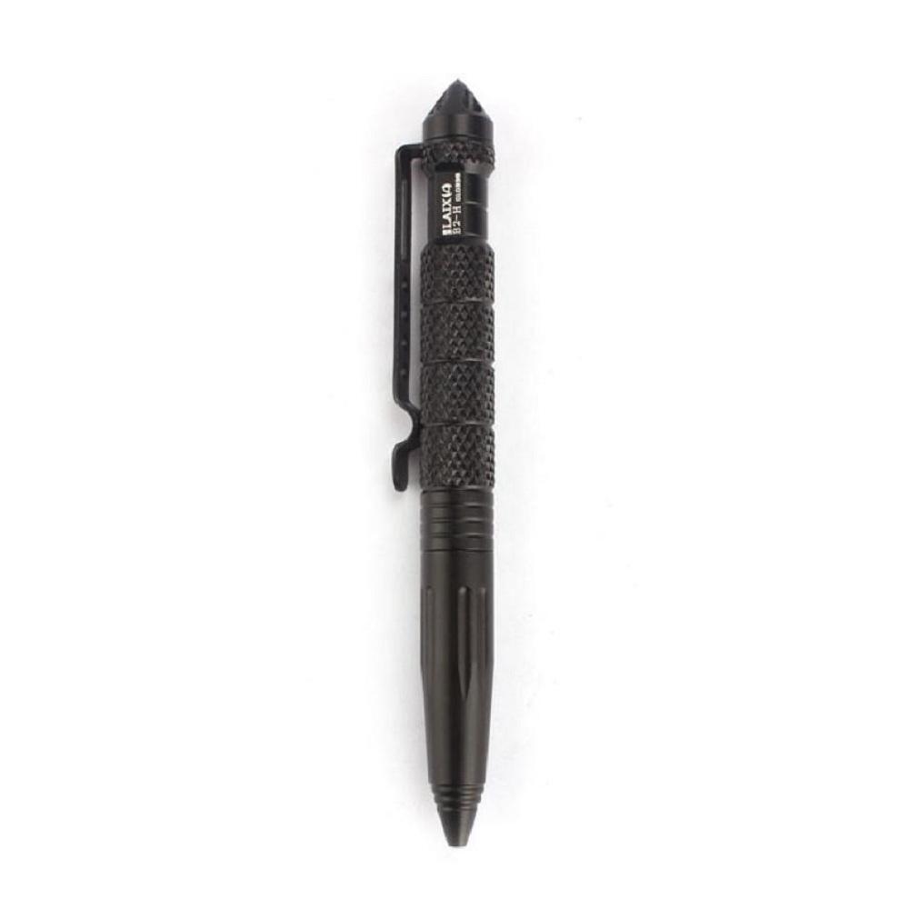Black Color Outdoor Aluminium Emergency Glass Breaker Tactical Pen ...