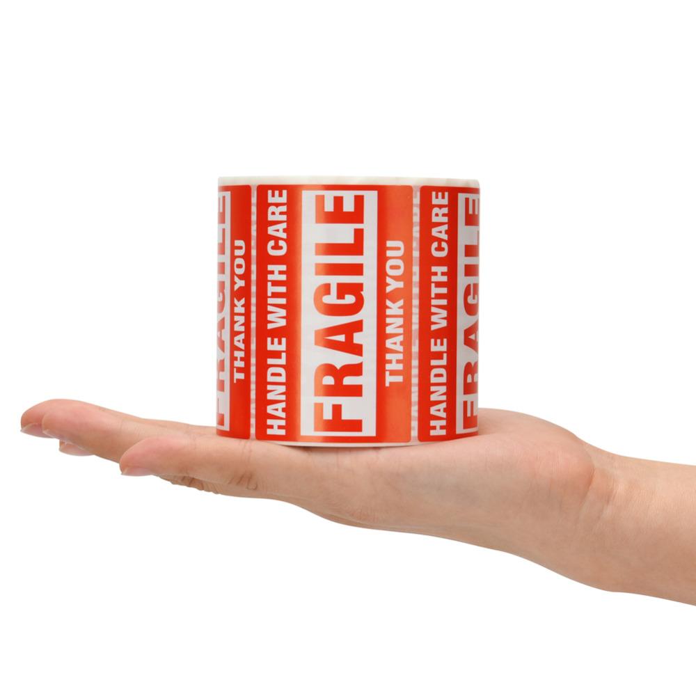 Roll Labels Fragile Tapes 2"x3" Handle With Care Stickers ...