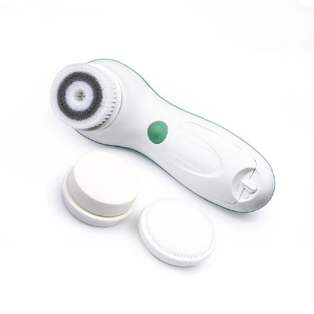 3 in1 Rotating Facial Cleansing Brush, 2 Speed Setting With Storage ...