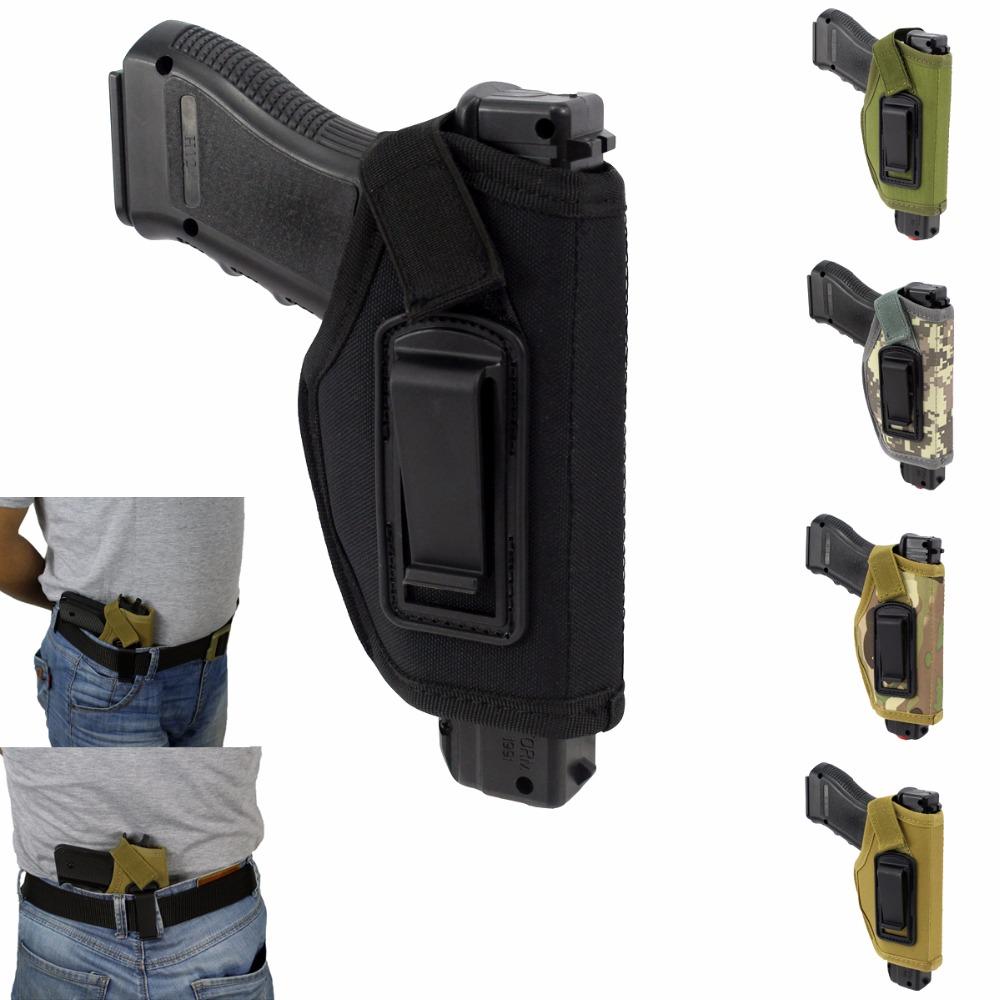 US Stock Concealed Belt Black Gun Holster for All Compact Pistols ...