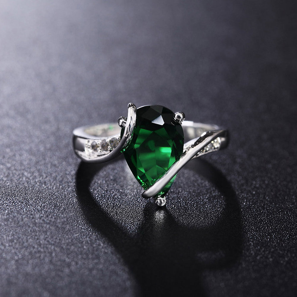 Zircon CRYSTAL Wedding Rings for Women (LR031) – sparklingselections