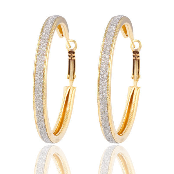 Large Round Loop Earring for Women – sparklingselections