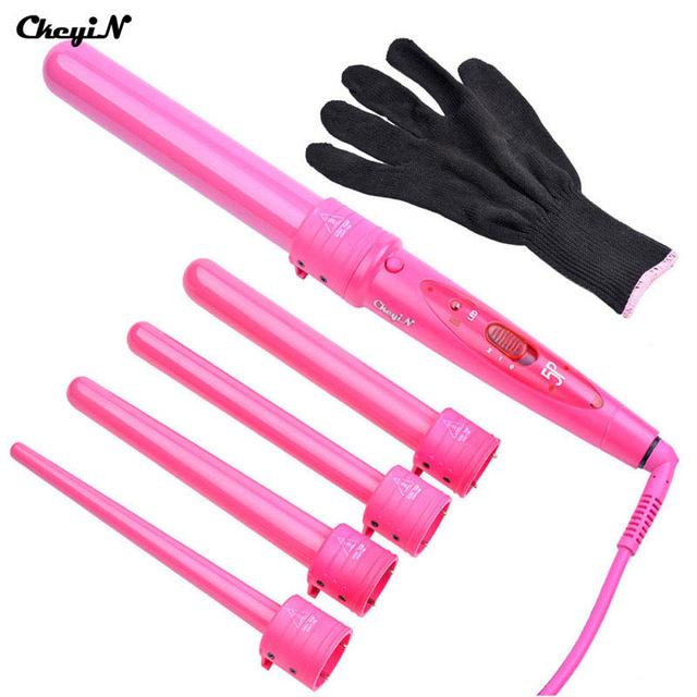 Automatic Magic 5 in 1 Multifunction Hair Curlers Rollers ...