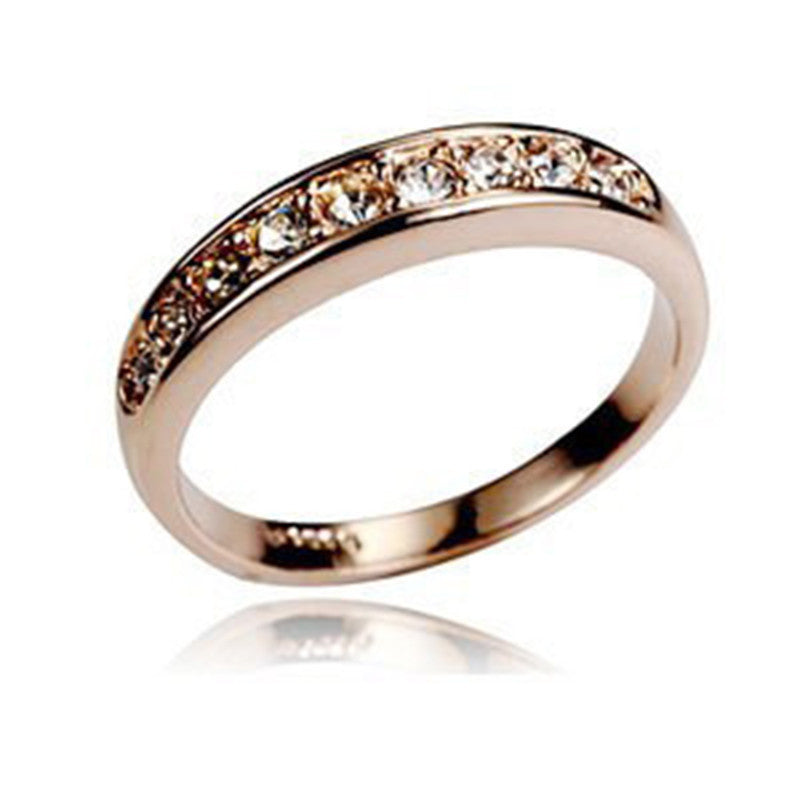 Classic Rose Rhinestone Wedding Ring for Women (368080 ...