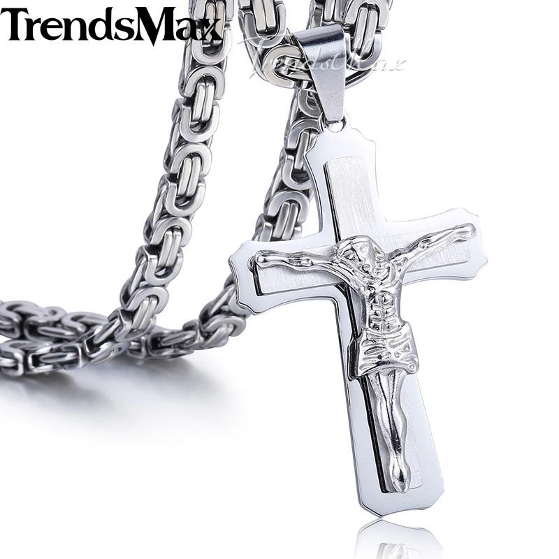 Christ Jesus Cross Pendant Necklace – sparklingselections