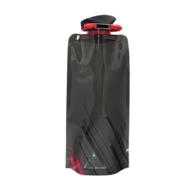 Flexible Collapsible Foldable Reusable 700ml Drink Water Bottle ...
