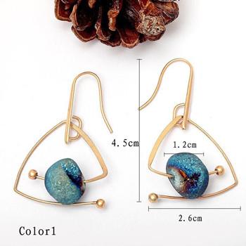 Top Quality New Triangle Shape Dangle Earrings Geometric Trendy Fashio ...