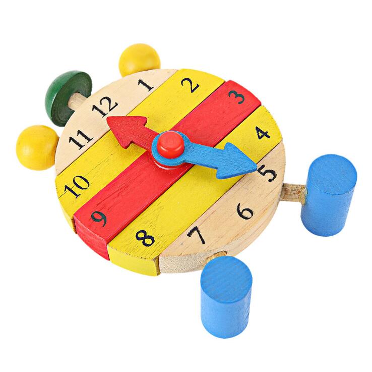 New Mini Puzzle Clock Montessori Digital Time Learning Toy For Kids ...