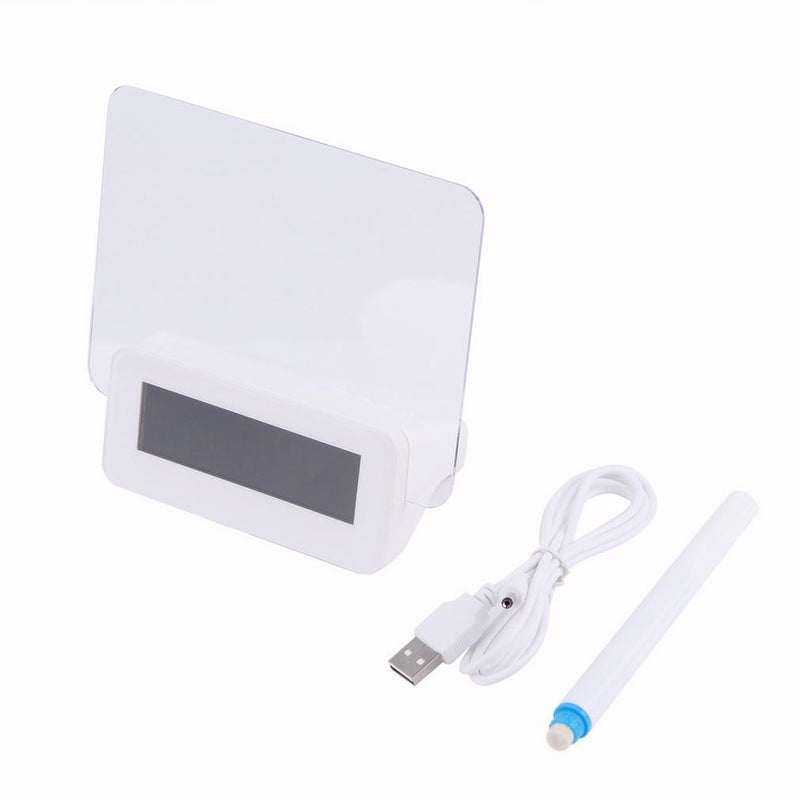 Fluorescent Message Board Digital Alarm Clock – sparklingselections