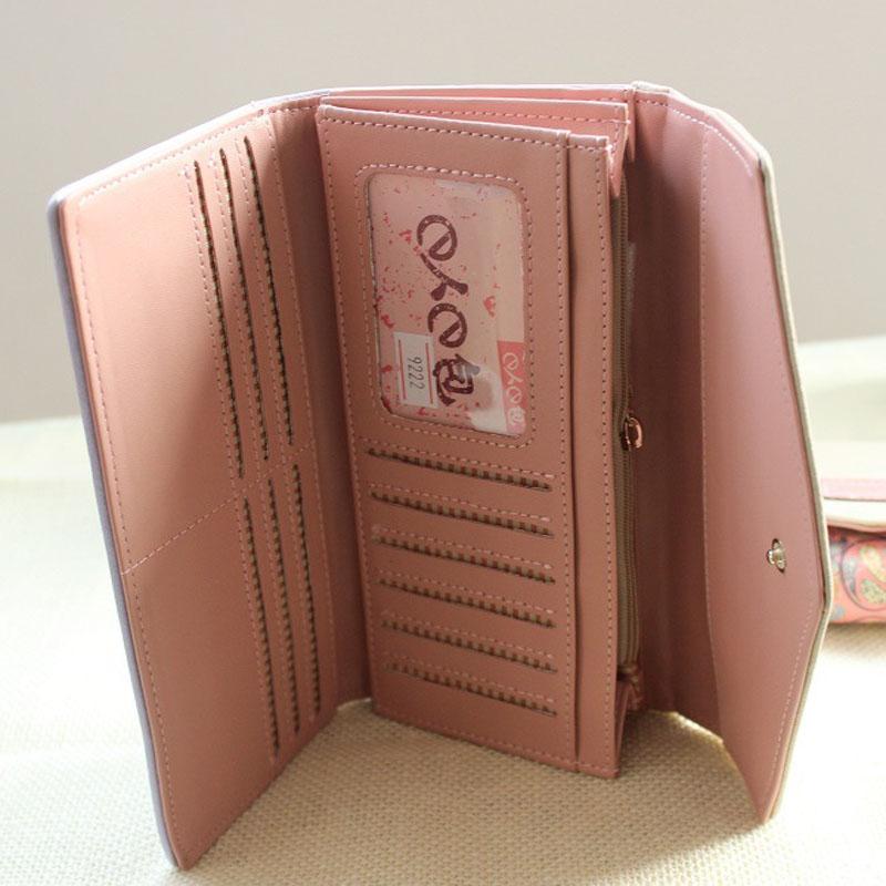 New Trendy Women Designer Leather Printed Wallet Hot Sale Fashion Casu ...