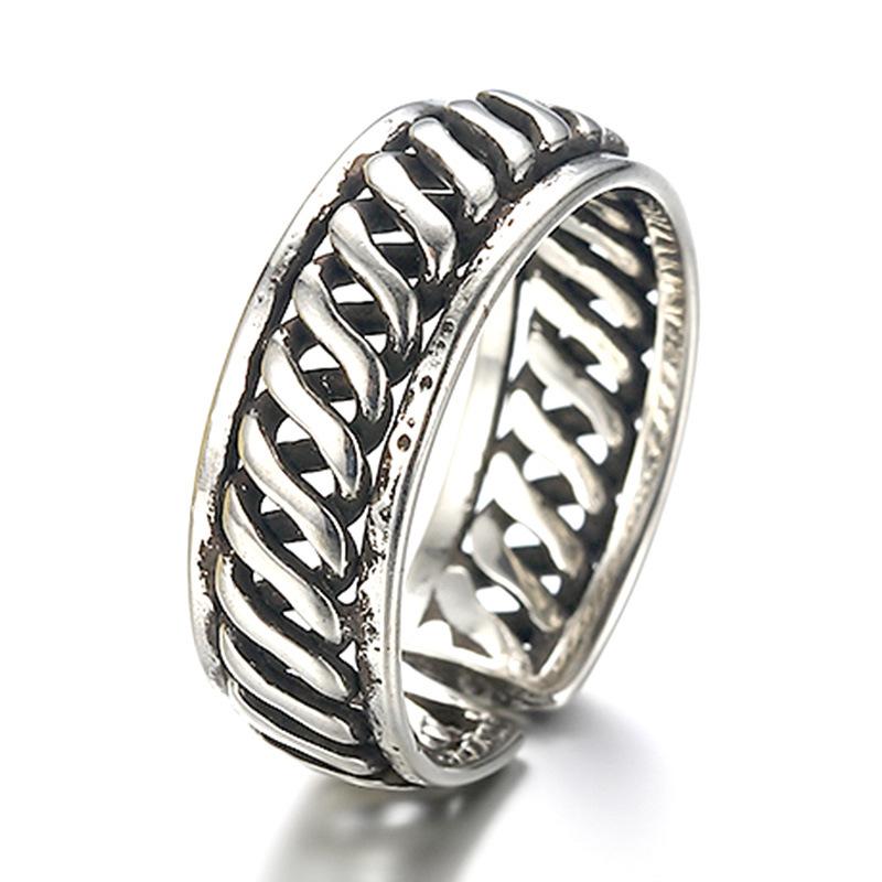 Silver Plated Helical Opening Ring – sparklingselections
