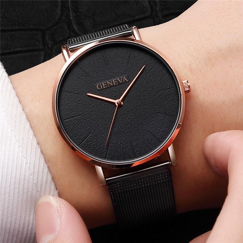 New Stylish Ultra Thin Stainless Steel Clock Quartz Watch ...